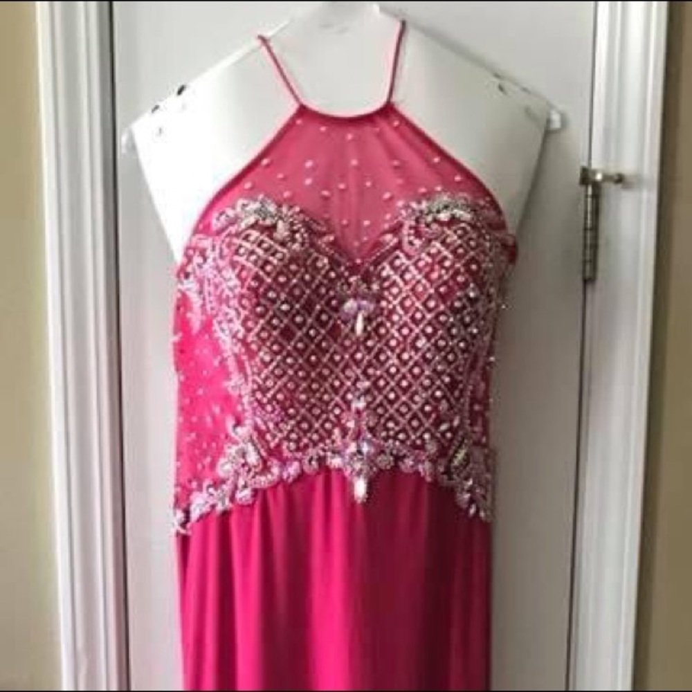 Splash Prom/Mardi Gras Dress (Landa Designs) - Gem